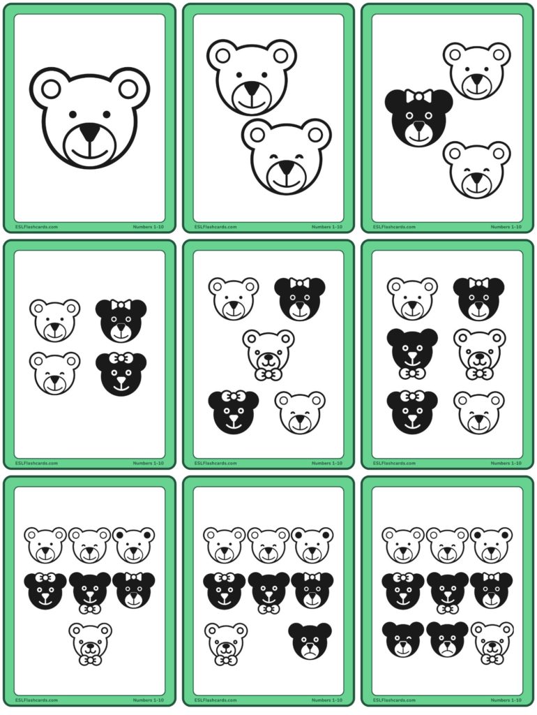 kindergarten Flashcards & Worksheets - ESL Flashcards