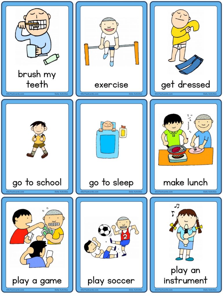past tense Flashcards & Worksheets - ESL Flashcards