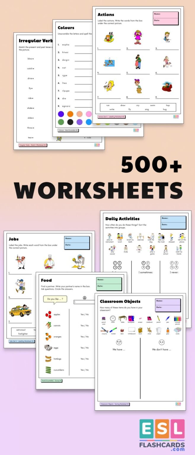 Sports Equipment Worksheets - ESL Flashcards